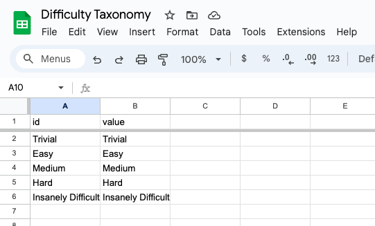 Create a flat taxonomy by uploading a CSV — Latest documentation